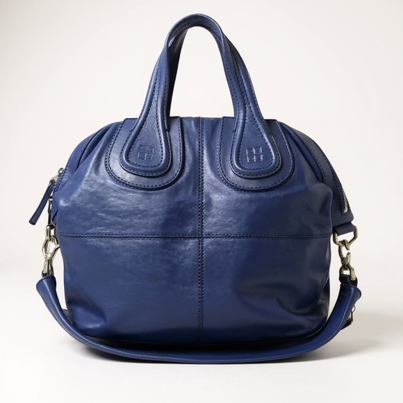 Givenchy | Bags | Givenchy Leather Satchel Nightingalebag Bright Blue ...
